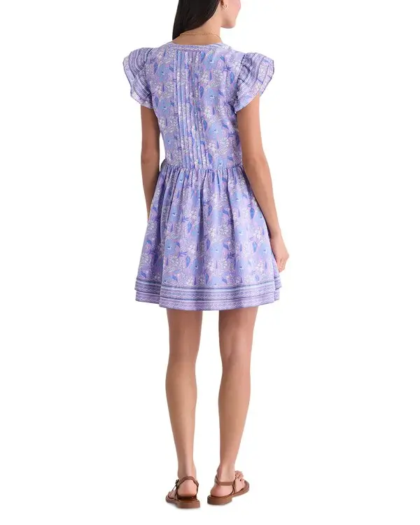Vineyard Vines Flutter Sleeve Printed Dress