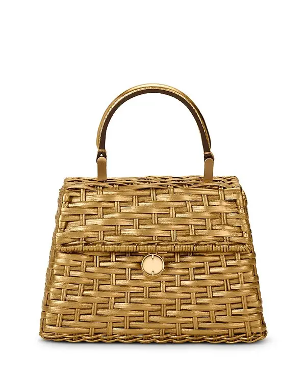 Cult Gaia Nano Sybil Crossbody - Brushed Brass