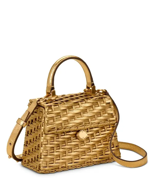 Cult Gaia Nano Sybil Crossbody - Brushed Brass