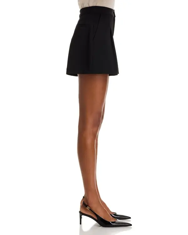 L'AGENCE Saige Safari Shorts - Black