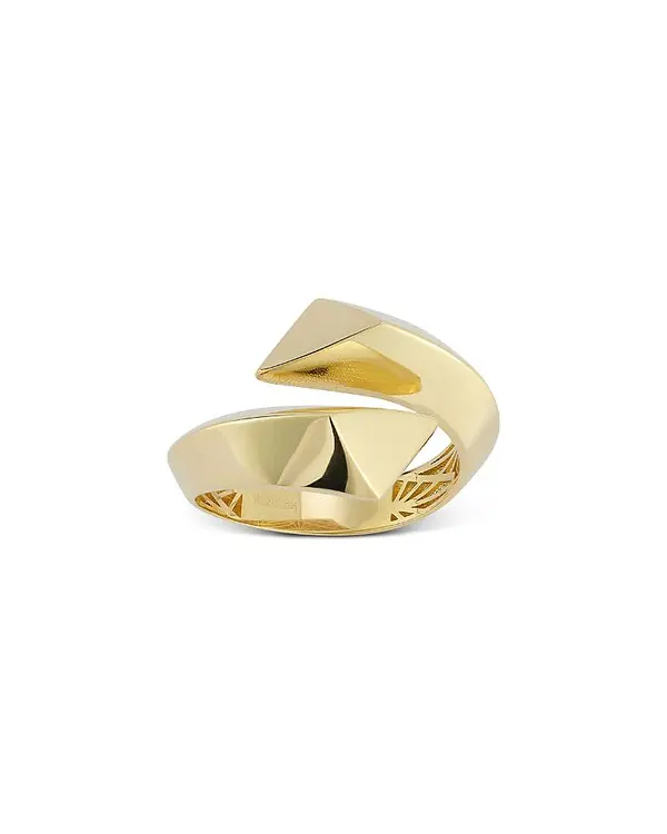 MOON & MEADOW 14k Yellow Bold Knife Edge Bypass Ring - Gold