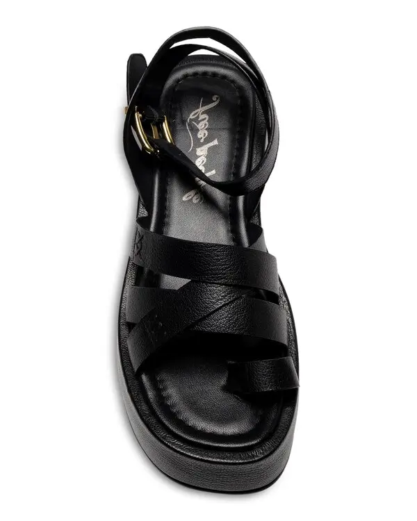 Free People Hazel Platform Sandals - Black