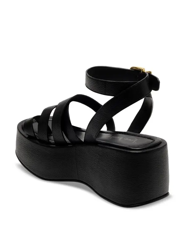 Free People Hazel Platform Sandals - Black