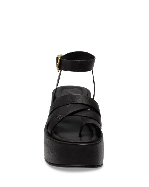 Free People Hazel Platform Sandals - Black