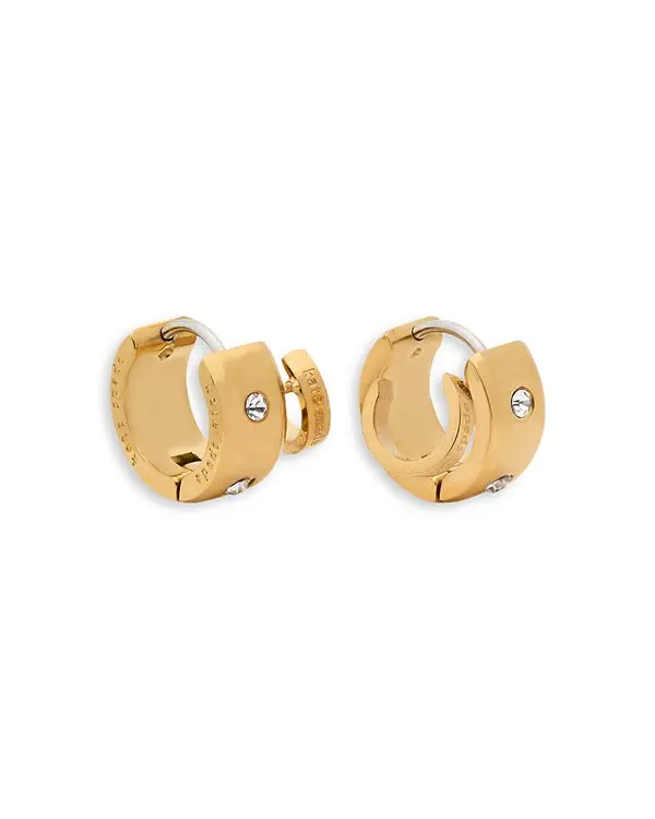 Kate Spade New York Set In Stone Double Huggie Earrings - Gold