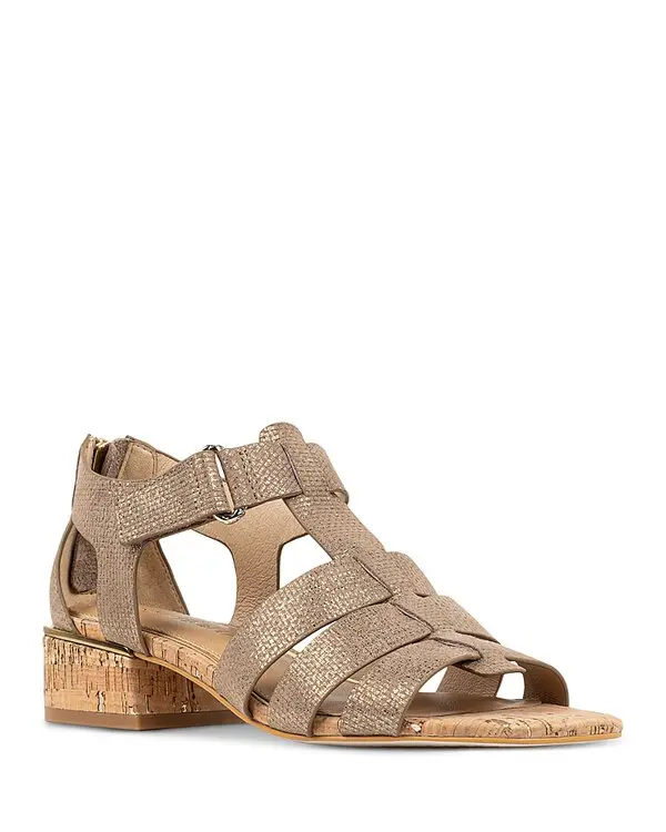 DONALD PLINER Faleisha City Low Sandals - Light Brown