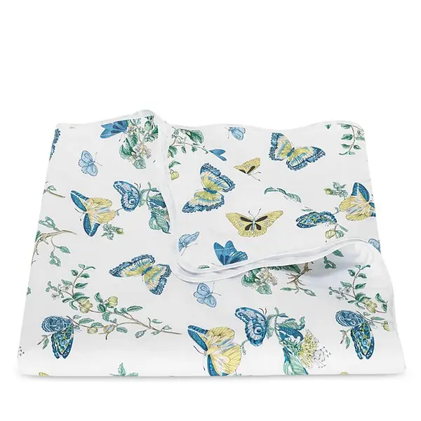 MATOUK Baudin Butterfly Duvet Cover, King - Prussian Blue