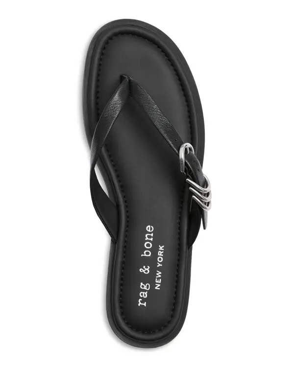 Rag & Bone Gia Thong Sandals - Black