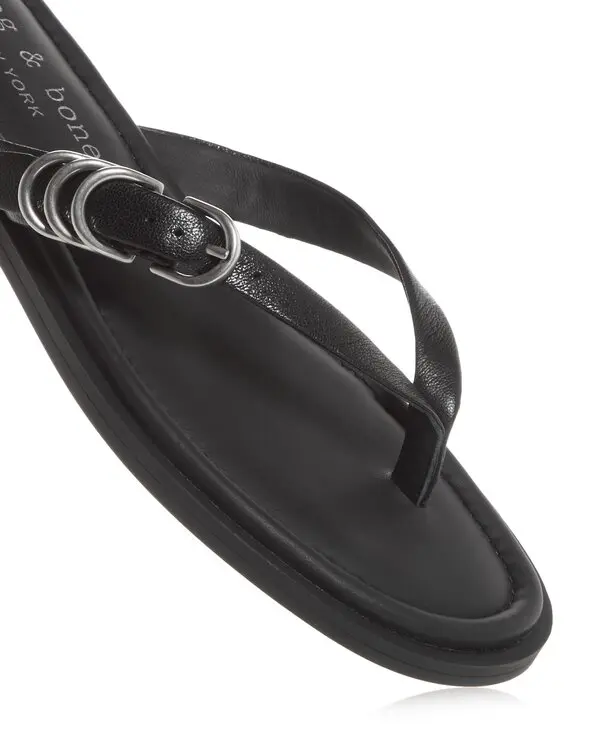 Rag & Bone Gia Thong Sandals - Black