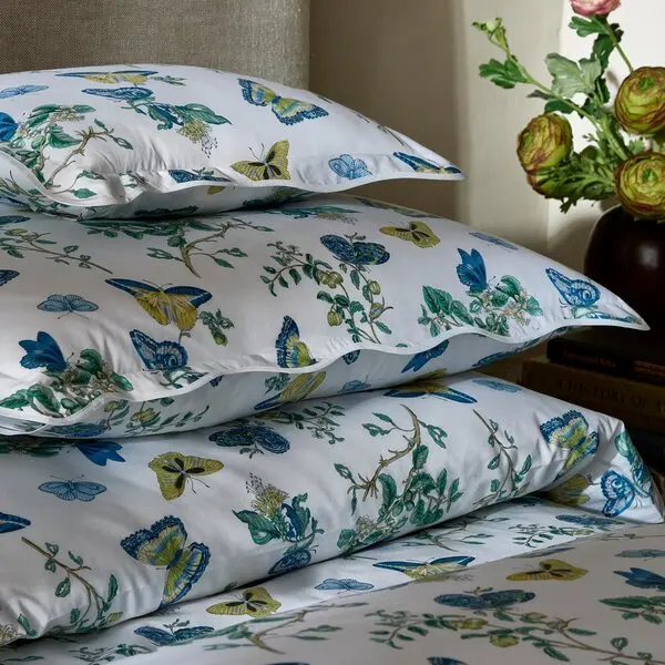 MATOUK Baudin Butterfly Quilt, King - Prussian Blue