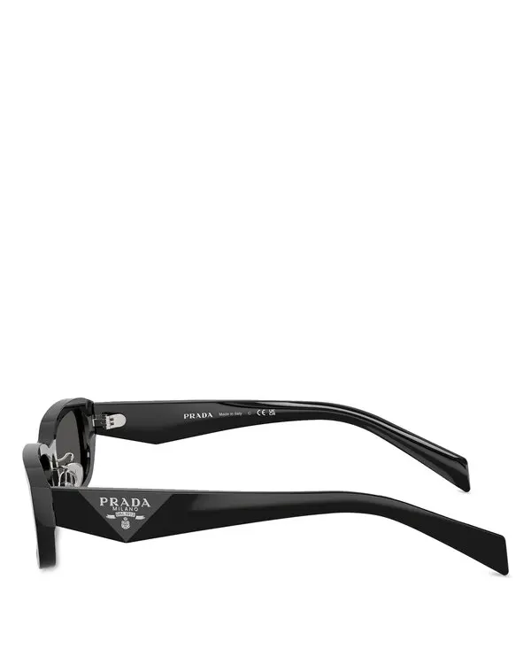 Prada Symbole Rectangle Sunglasses, 55mm