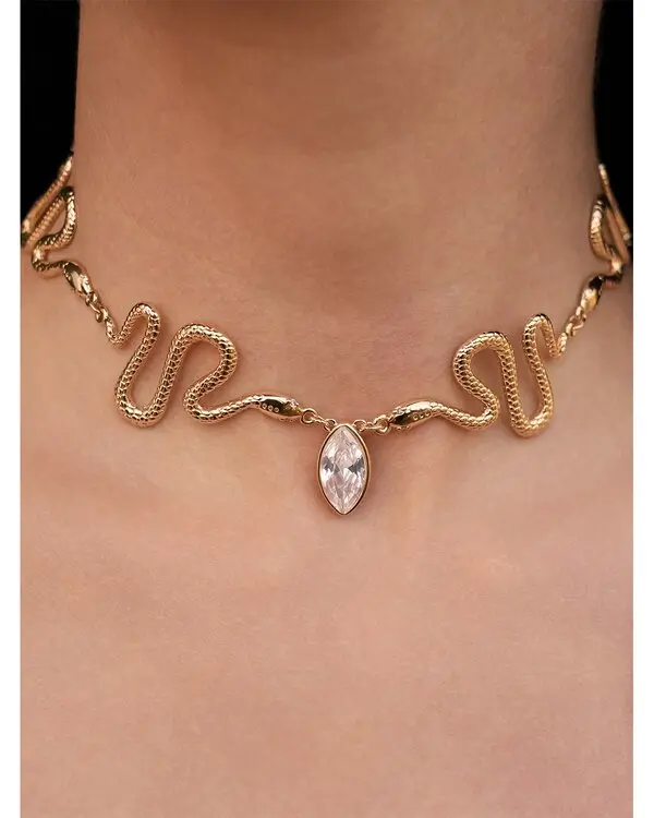 Ettika Serpentina Choker - Gold
