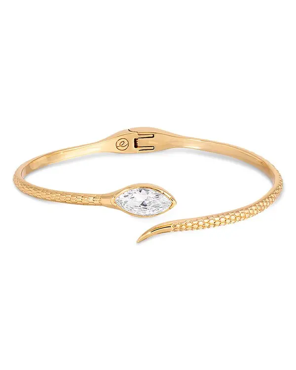 Ettika Marquise Crystal Cuff Bracelet - Gold