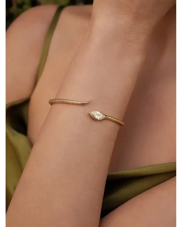 Ettika Marquise Crystal Cuff Bracelet