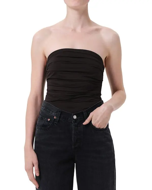 AGOLDE Gwyneth Bodysuit - Chocolate