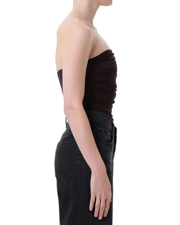 AGOLDE Gwyneth Bodysuit - Chocolate