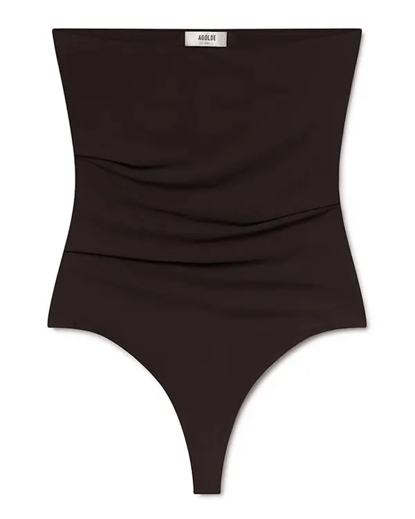 AGOLDE Gwyneth Bodysuit - Chocolate