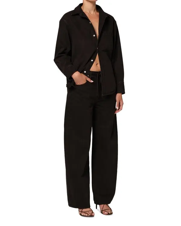 Citizens Of Humanity Brynn High Rise Wide Leg Jeans - Carob
