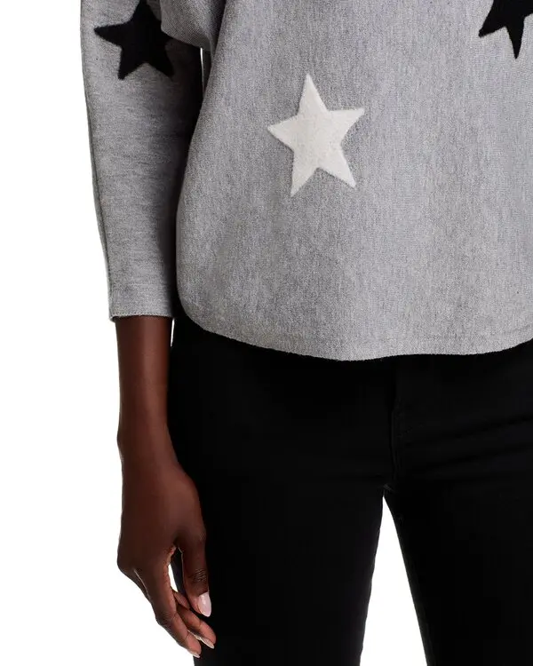 SIONI Star Dolman Sleeve Sweater