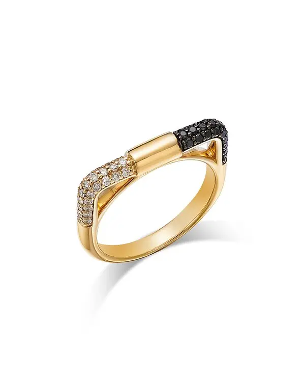 Bloomingdale'S Diamond Ring In 14k - Yellow Gold