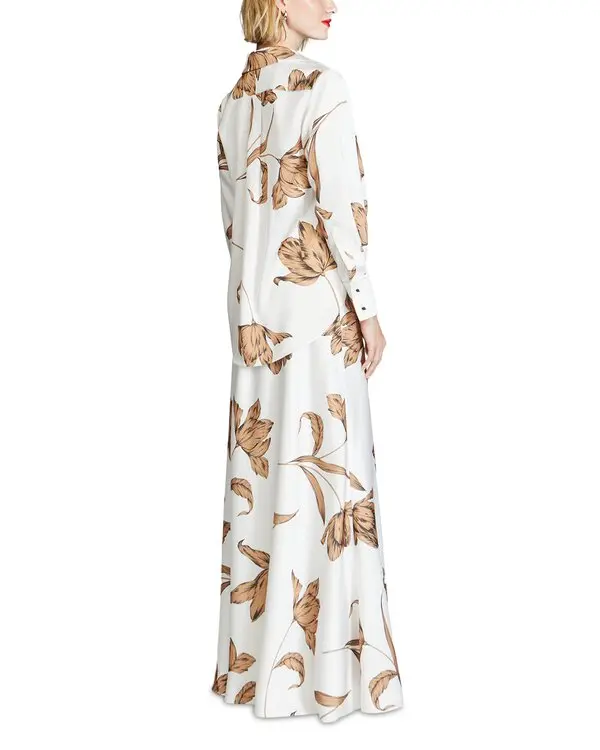Halston Marcelle Satin Gown