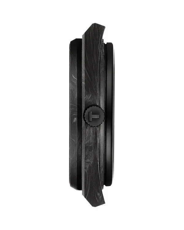 TISSOT 41mm Powermatic 80 Watch - Black/black