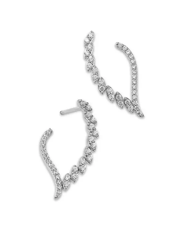 Bloomingdale'S Diamond Drop Earrings 0.50 Tcw In 14k Gold - White