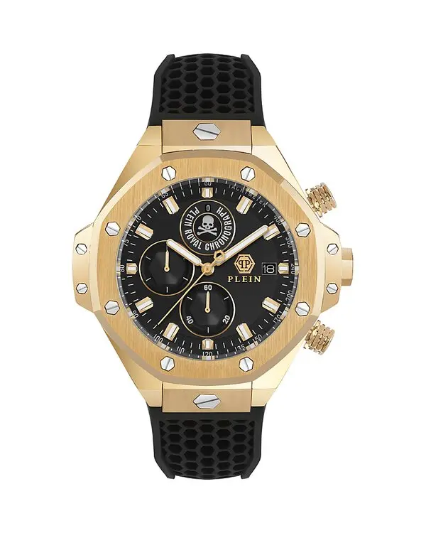 Philipp Plein Plein Royal Chronograph 46mm - Black/black