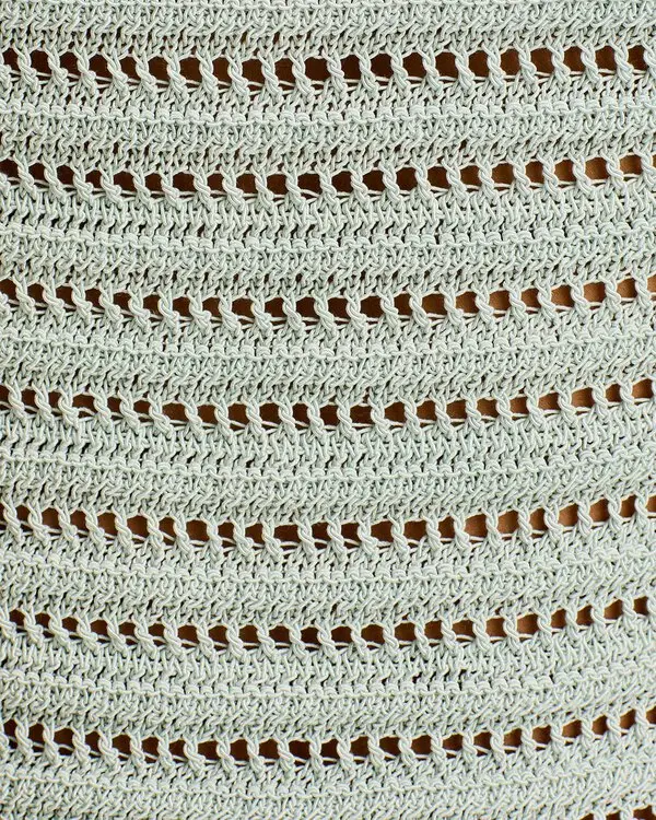 A.L.C. Kira Open Stitch Striped Tank Top