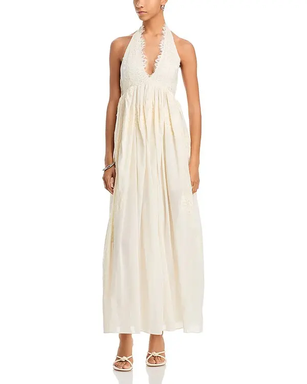 A.L.C. Cambrie Maxi Dress - Cream