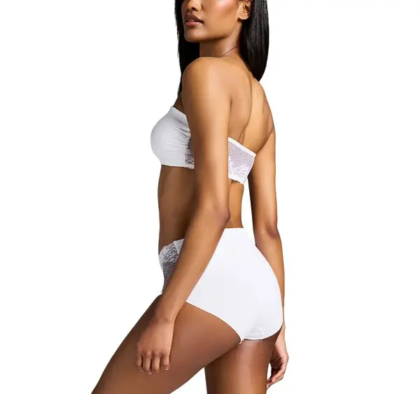 Commando Double Take Lace Bandeau Bra - White