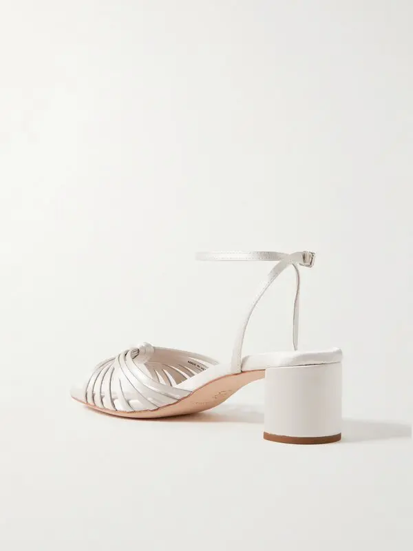 LOEFFLER RANDALL Olivia Knotted Satin Sandals