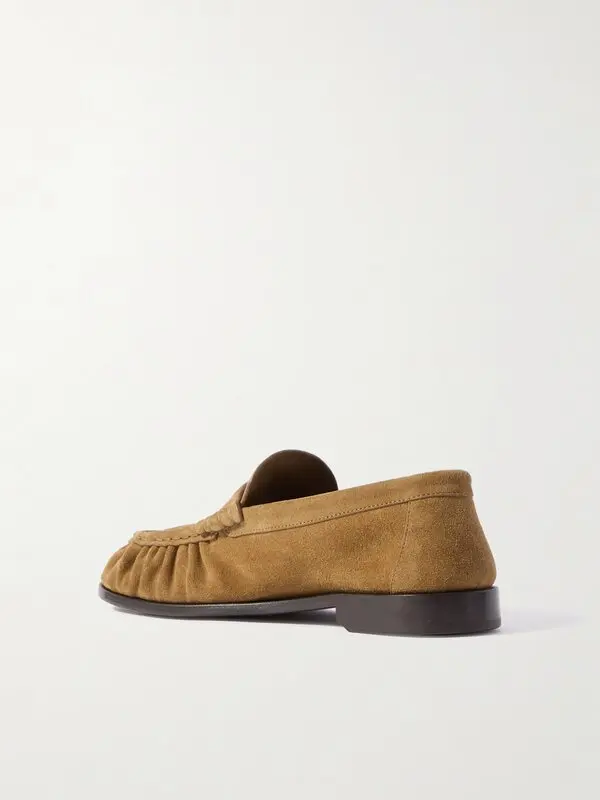 Saint Laurent Le Loafer Suede Loafers