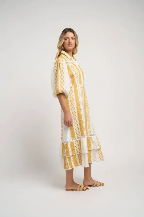 GUADALUPE DESIGN Catalina Ll Midi Dress