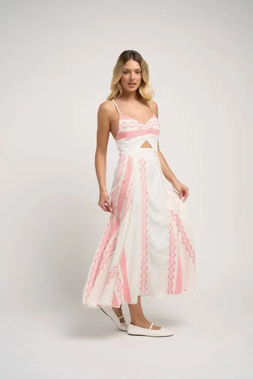 GUADALUPE DESIGN Filomena Linen Dress
