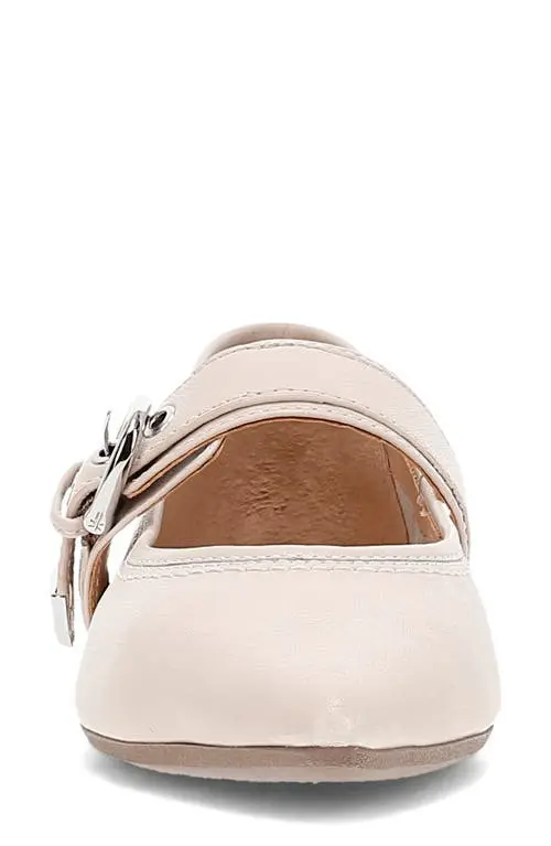 THE FRYE COMPANY Heather Pointed Toe Mary Jane Flat - Ivory