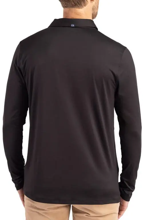 Cutter & Buck Coastline Epic Comfort Long Sleeve Polo - Black