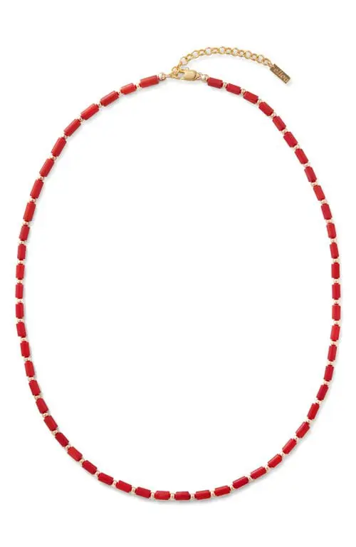 Éliou Louka Coral Beaded Necklace