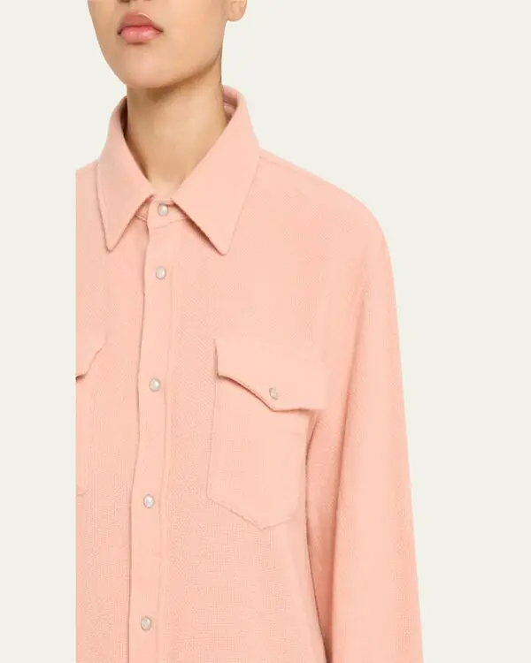 GOD'S TRUE CASHMERE Button-down Shirt - Red