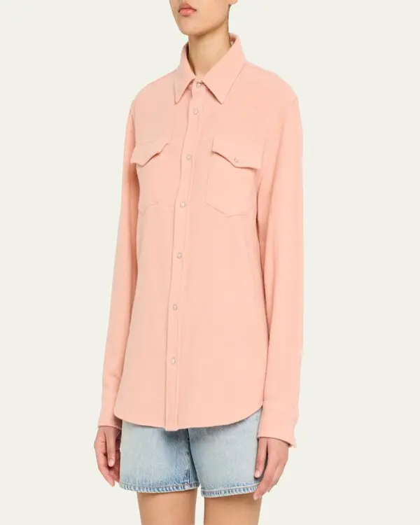 GOD'S TRUE CASHMERE Button-down Shirt - Red