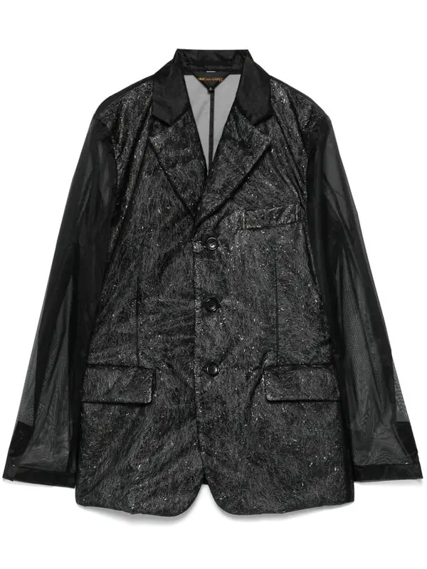 Comme Des Garçons Paneled Button-down Shirt