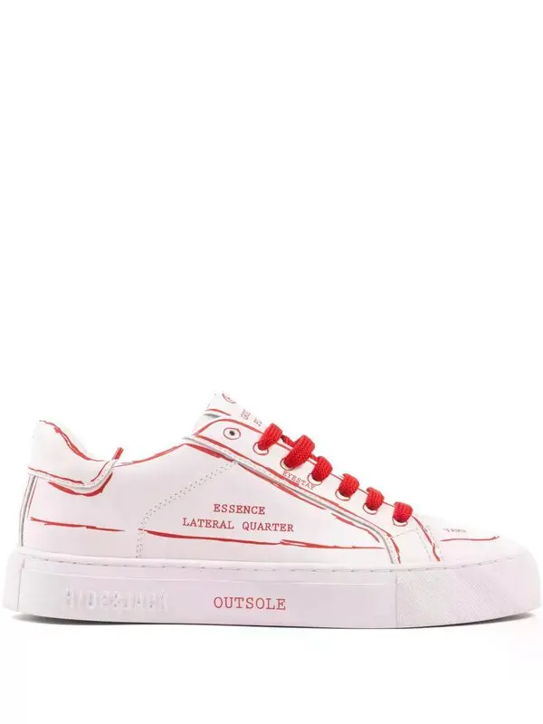 HIDE&JACK Sky Construction Sneakers - White
