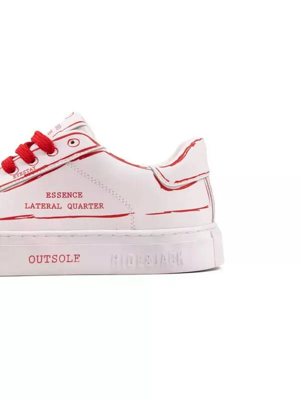 HIDE&JACK Sky Construction Sneakers - White