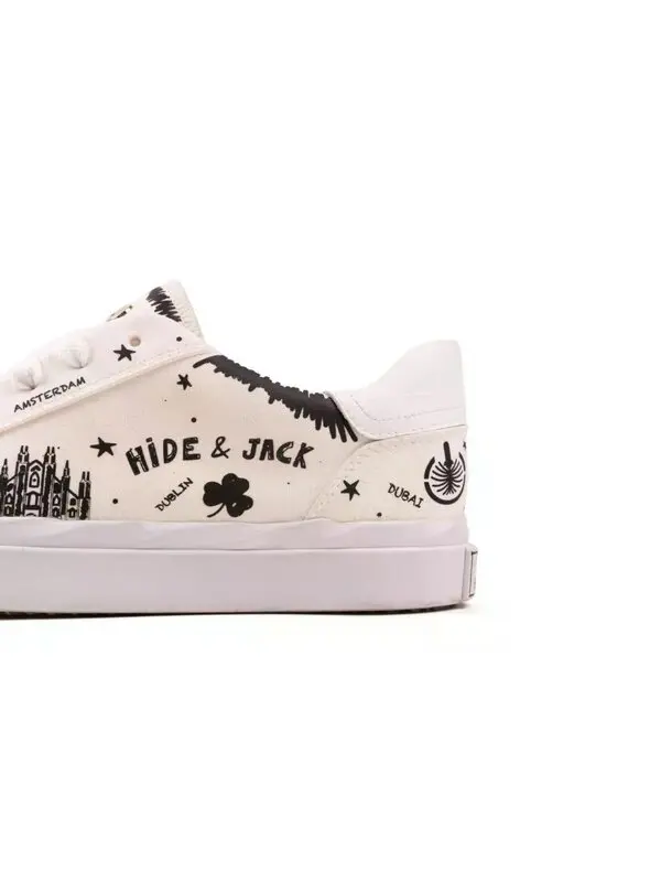 HIDE&JACK Toby Graphic Sneakers - White