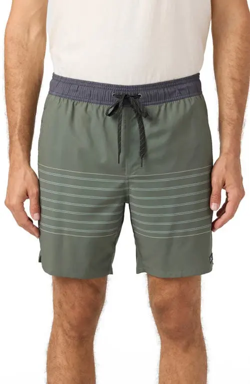 O'Neill Perform Light Lined 17" Athletic Shorts - Dark Olive