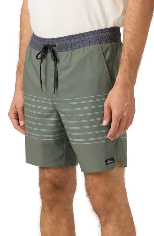 O'Neill Perform Light Lined 17" Athletic Shorts - Dark Olive
