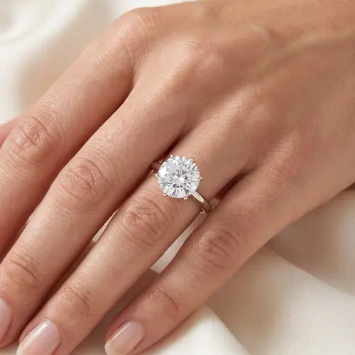 BLISS DIAMOND 3ct Lab Grown Solitaire Engagement Ring