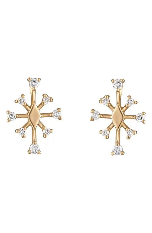 EDEN PRESLEY 14k Stud Earrings - Gold Diamond