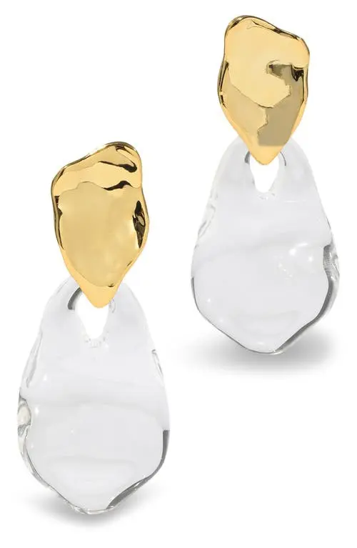 Alexis Bittar Liquid Lucite® Wafer Drop Earrings - No Color