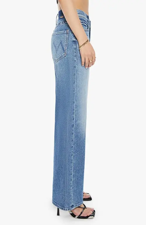 MOTHER Lil' Tunnel Vision Sneak Wide Leg Jeans